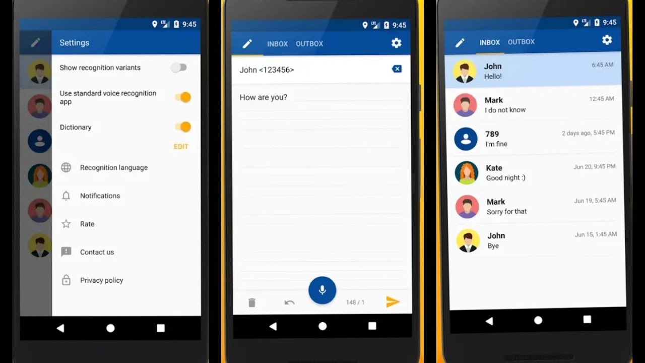 Write SMS By Voice Fast and Very Easy - YouTube