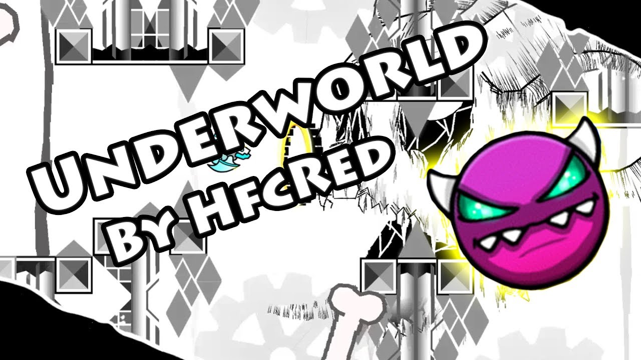 Geometry Dash - Underworld (By HfcRed) [All Coins] - YouTube
