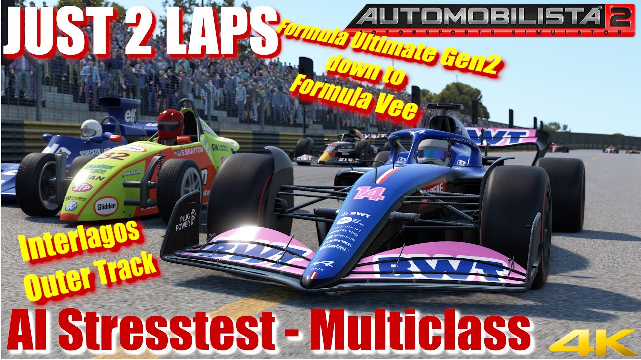 Automobilista 2 - AI Stresstest at Interlagos - Multiclass - Formula ...