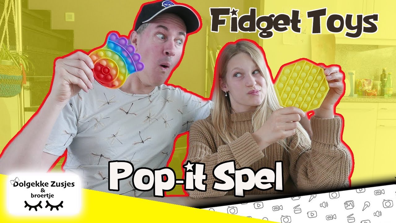 Fidget Toys POP IT GAME SPEL - uitleg - YouTube