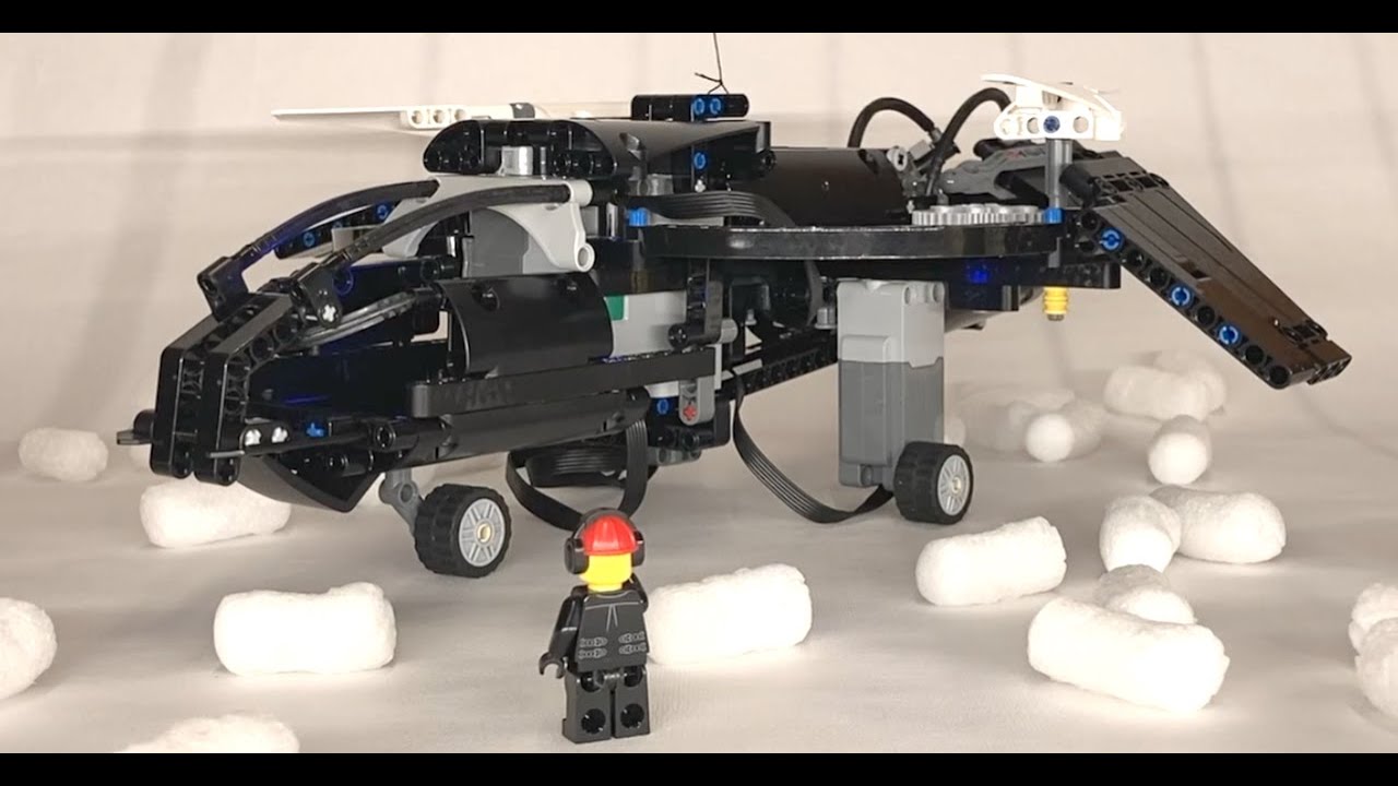 "Flying" Lego Technic Quinjet Prototype - YouTube