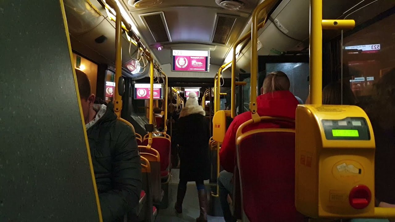 ↯ Solbus SM18 LNG #7334 [🚍523] MZA Warszawa ↯ - YouTube