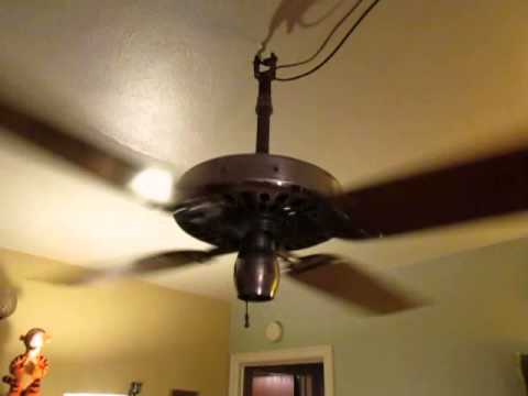 30's Hunter Chrome R 52 Vintage Ceiling Fan - YouTube