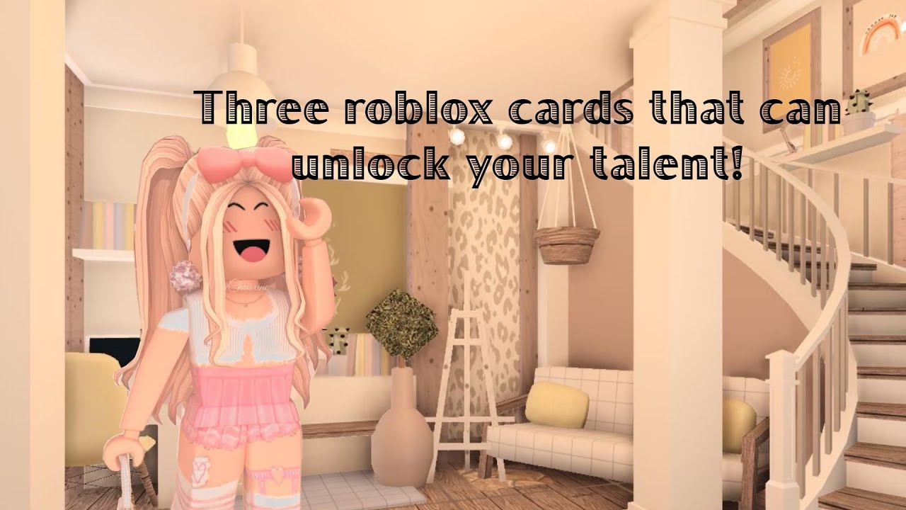 Three roblox cards that can unlock your talent! - YouTube