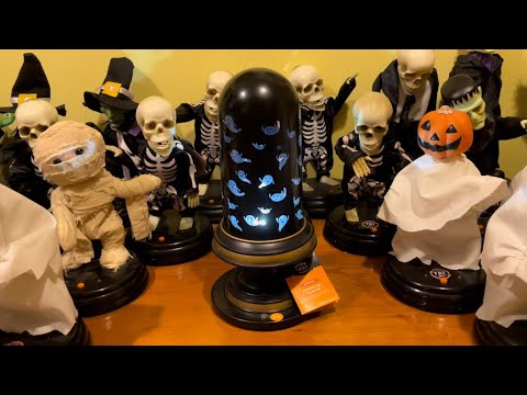 Gemmy 2018 Animated Shadow-Casting Ghost Cloche - YouTube