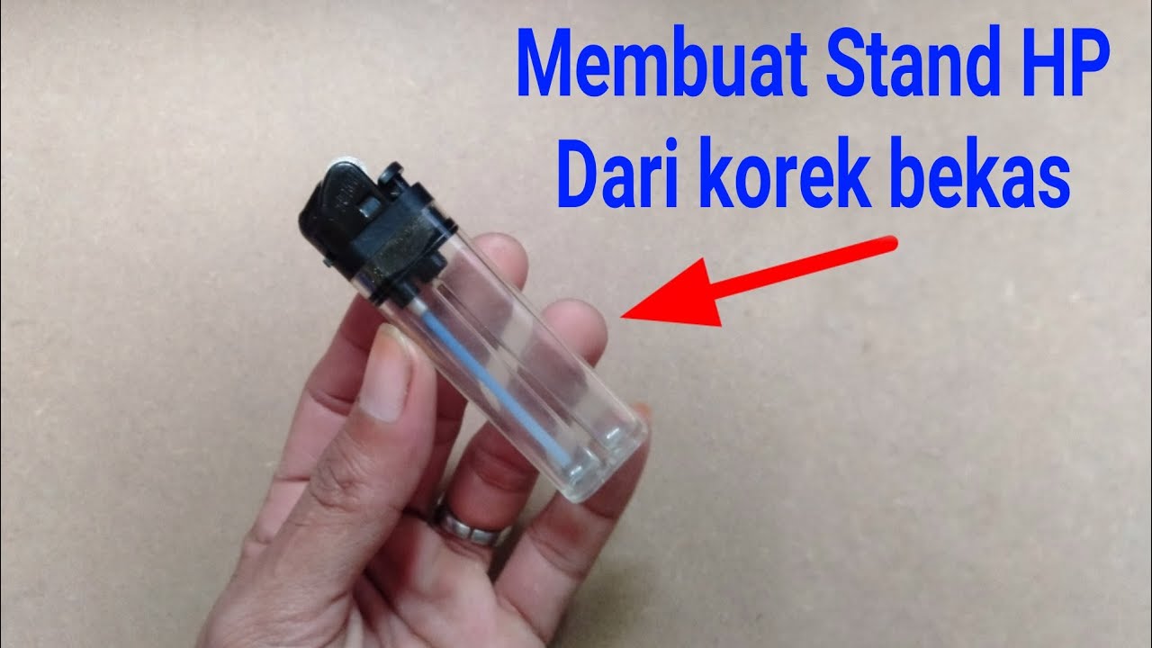 Ide kreatif, Cara buat Stand HP dari korek - YouTube