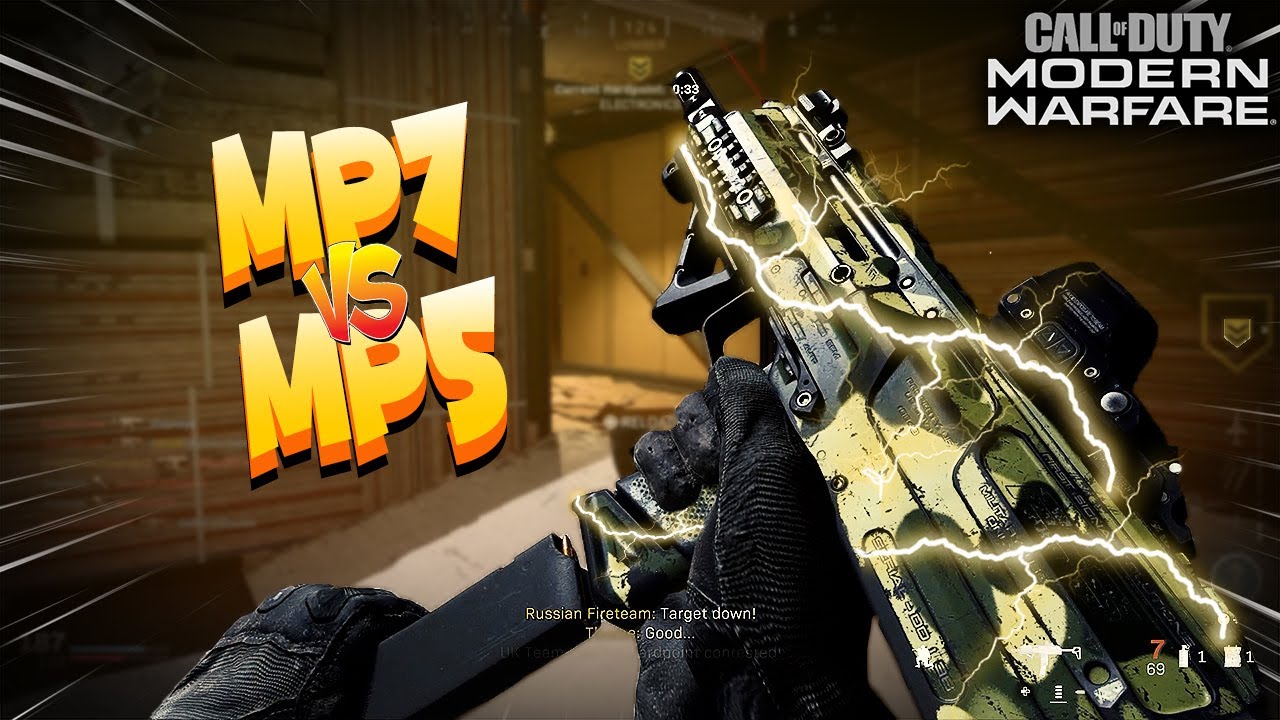 Call Of Duty Modern Warfare - MP5 vs MP7 Easy VTOLs? - YouTube