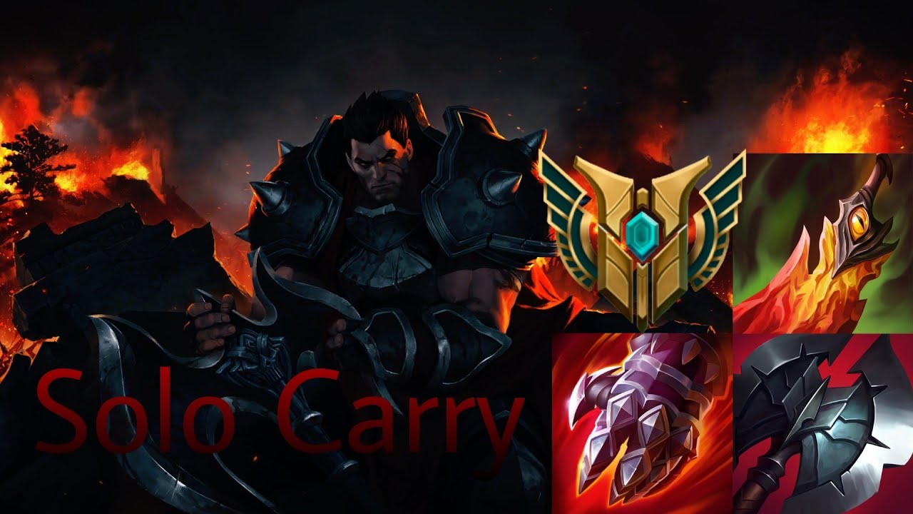 Darius gameplay in the "WILD RIFT" solo carry gameplay + best build vs ...