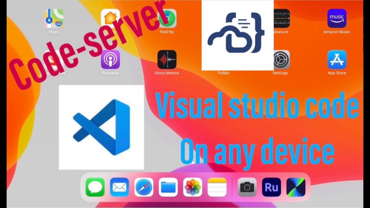 Run VS code on ipad or any device | code-server 🔥 - YouTube