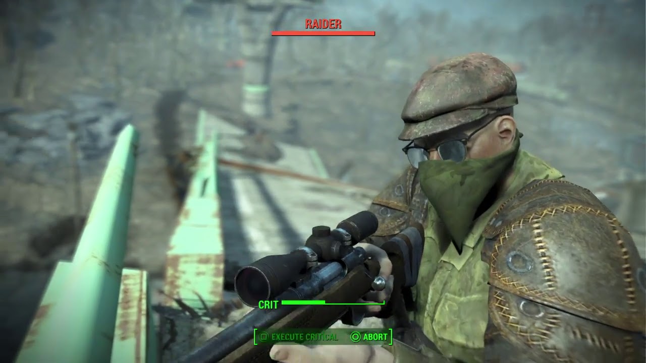 Fallout 4: 15 Minutes of Sniper Gameplay - YouTube