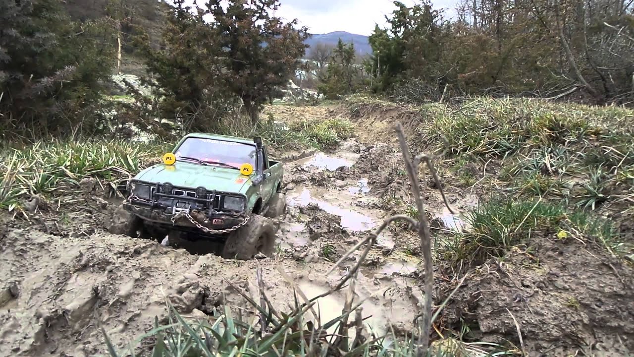 Two arb hilux rcmodelex in the mud - YouTube