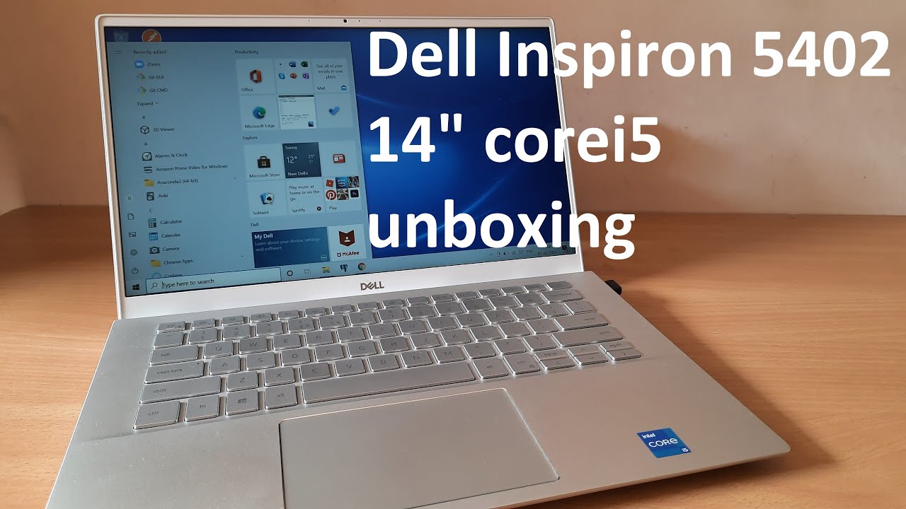 New Dell Inspiron 5402 14" corei5 Unboxing - YouTube
