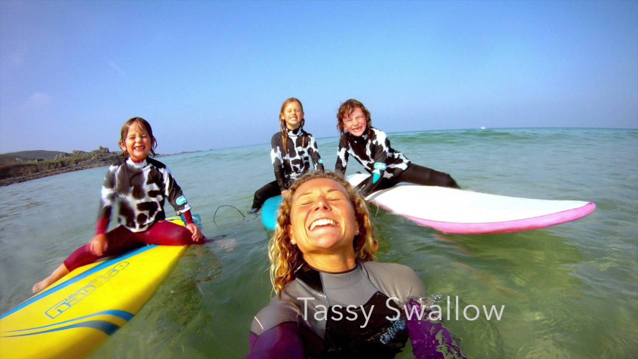 Surfing in St Ives. Cohort Hostel - YouTube