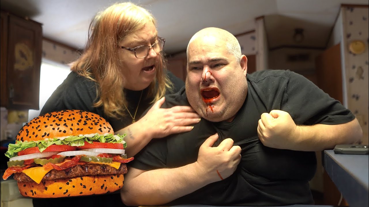 The Jack-O-Lantern Whopper HEART ATTACK! - YouTube