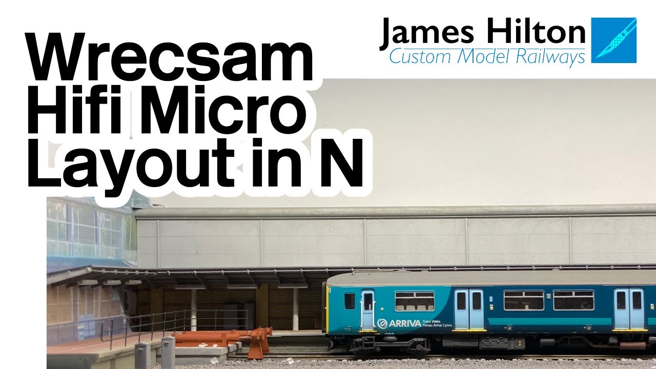 Tiny Micro Model Railway - Wrexham Central in just 55cm - YouTube