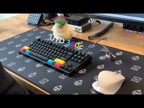 UTD 360c w/Lubed Linear Frankenswitches Sound Test/Typing Test - YouTube