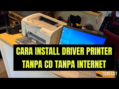 Cara install printer Hp laserjet P1102 tanpa cd tanpa konek internet