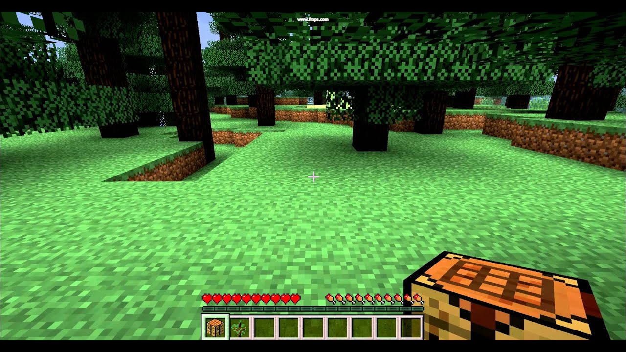 Minecraft, Como crear tu mesa de trabajo.avi, How to making table tools ...