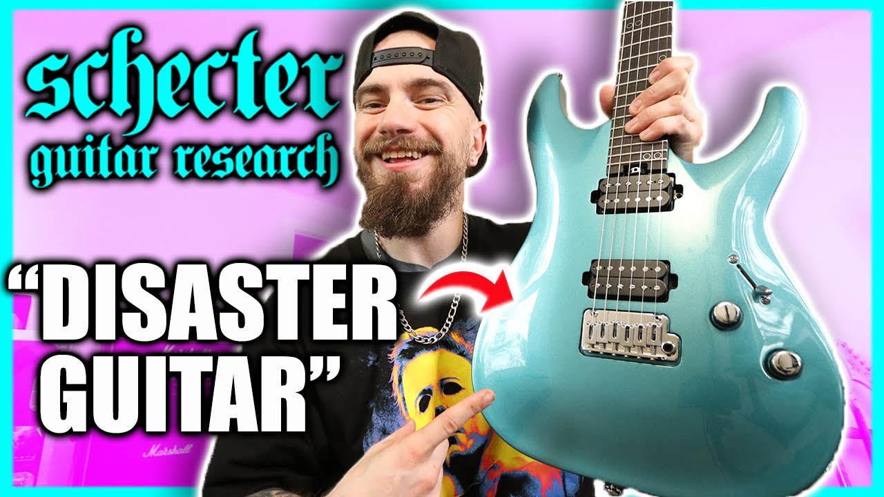THE DISASTER GUITAR IS WORKING! SCHECTER AARON MARSHALL AM6 - YouTube