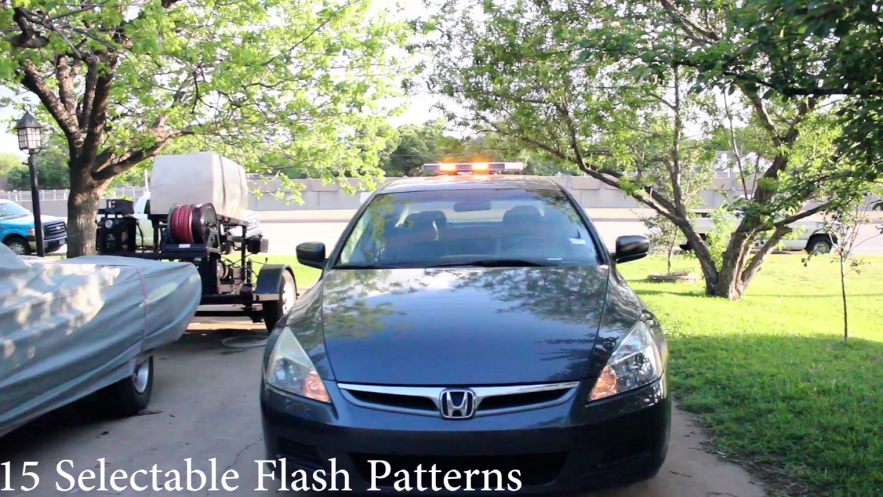 Falcon Flight TIR Emergency LED light bar - YouTube