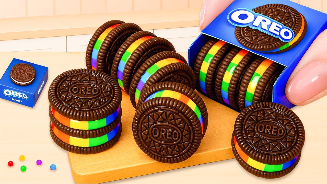 How to Make a Mini OREO Cake with a Colorful Surprise Inside 🍪🎂 | Easy ...