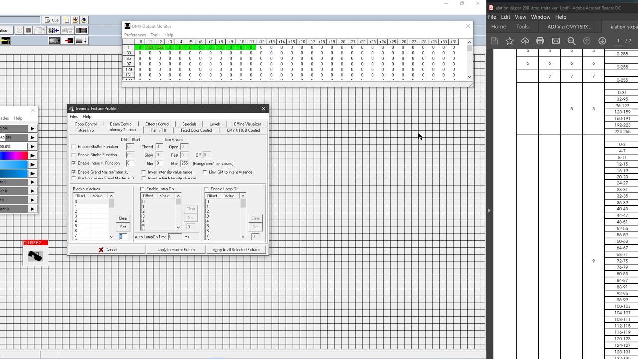 Quick guide to making Color mixing fixtures on Lightjockey - YouTube