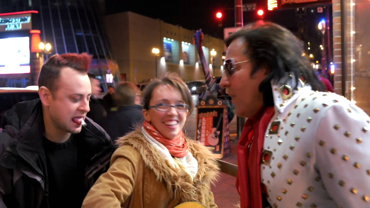 Katie Rees of L'Angelus and Elvis with the Magician. - YouTube