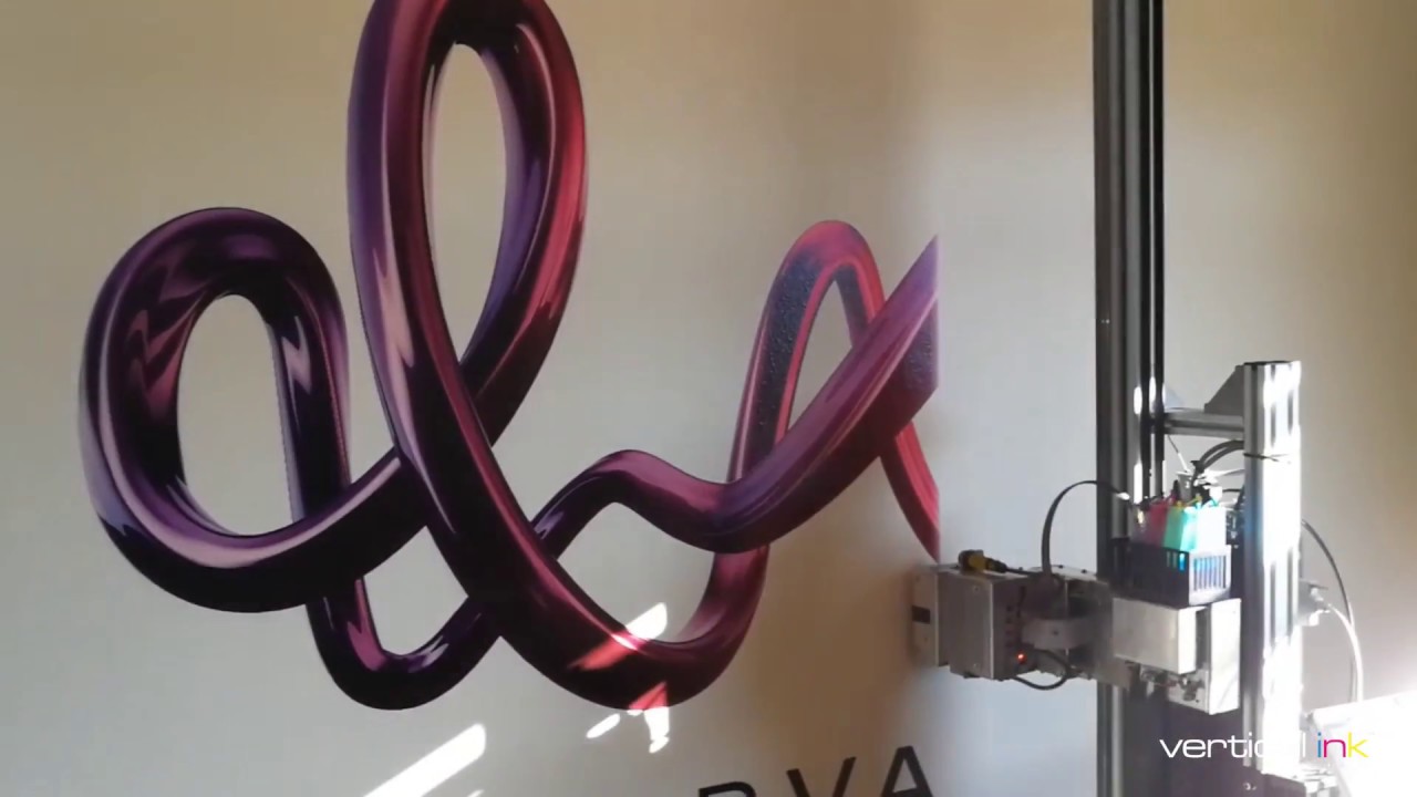 Wallprinting by Vertical Ink - Colorvation - YouTube
