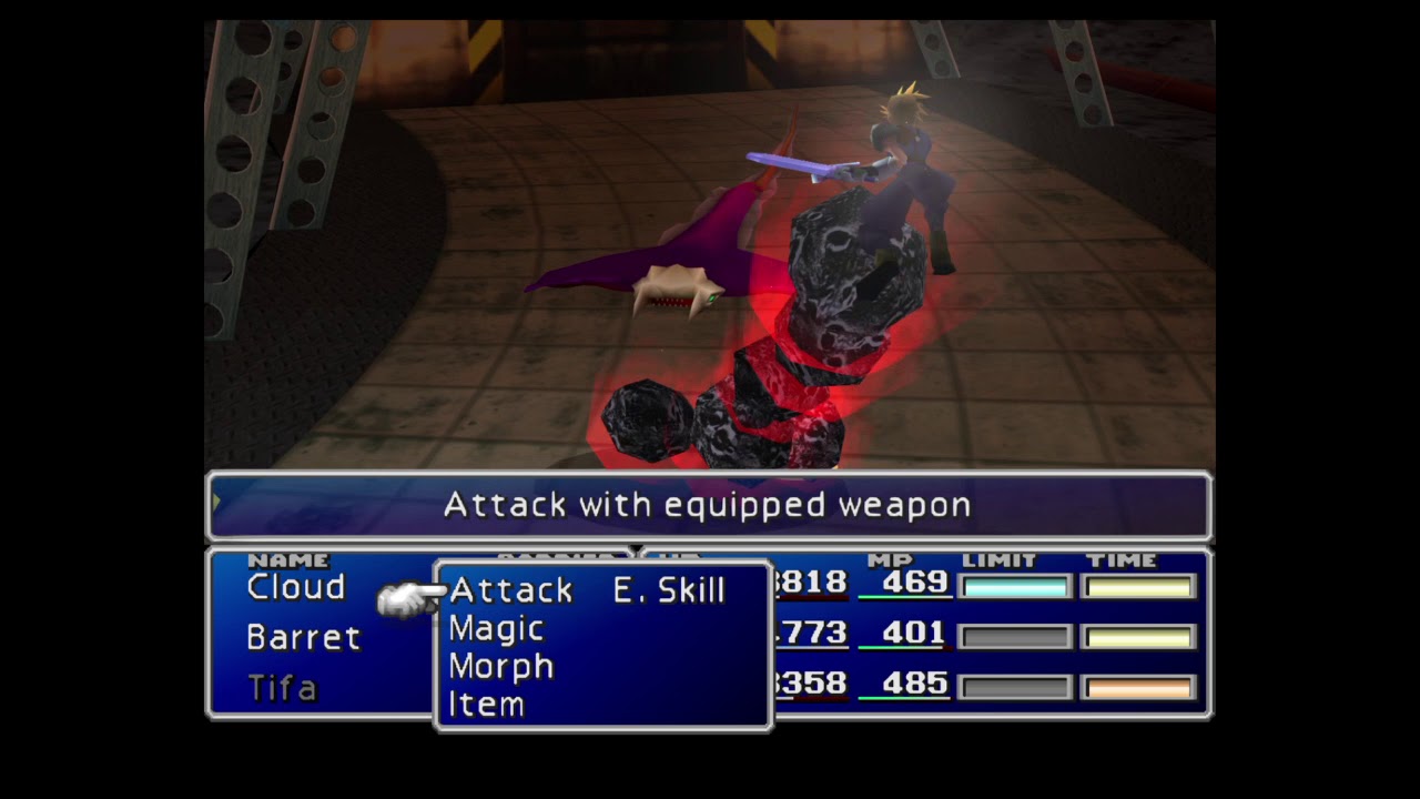 FFVII - Cloud Limit Break Level 3 - Meteorain - YouTube