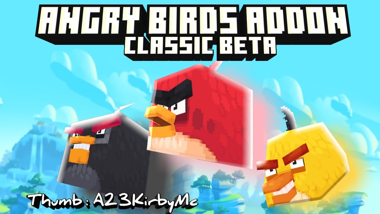 Angry Birds Addon Classic Beta Addon (Minecraft) + Link - YouTube