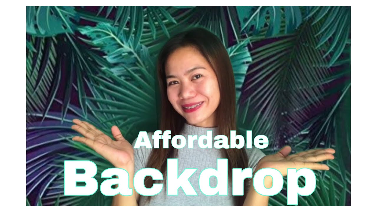 How to Make DIY backdrop on Your Youtube Channel - YouTube