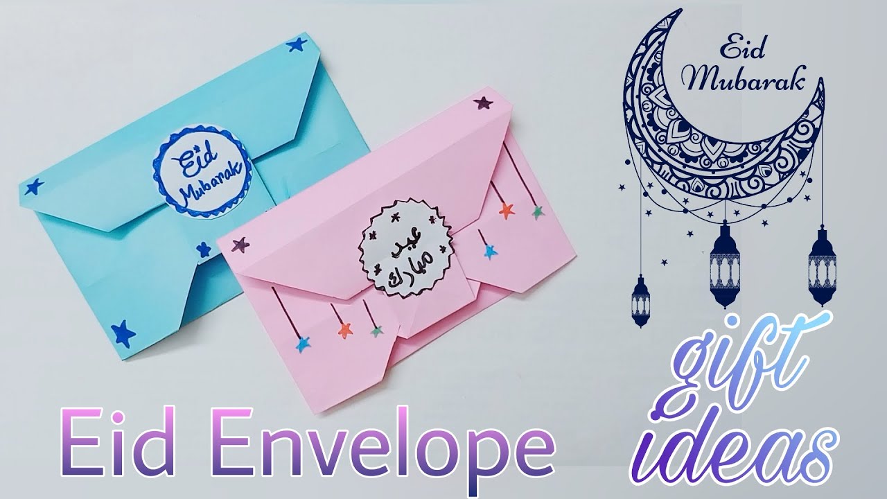 Origami EID 🌙 Envelope Card ideas - How to make greeting card for EID ...