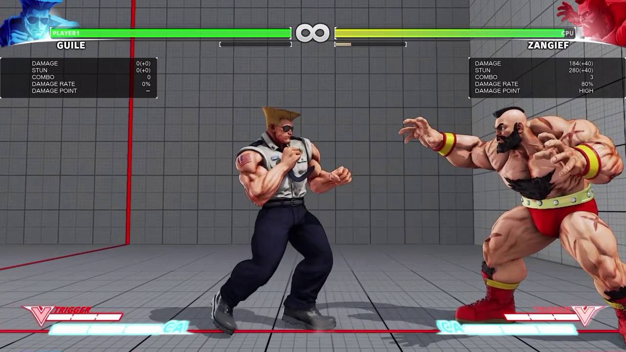 PS4 SFV Guile Combos - YouTube