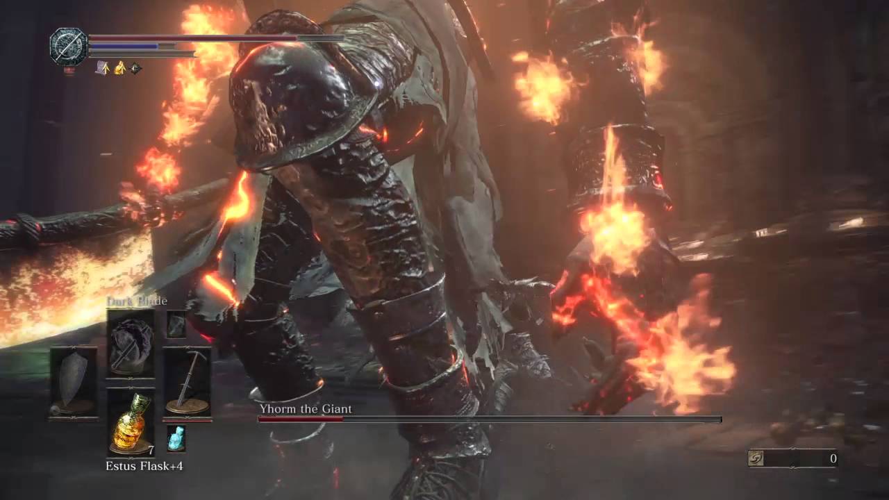 Dark Souls 3 | Yhorm The Giant Boss Fight - YouTube