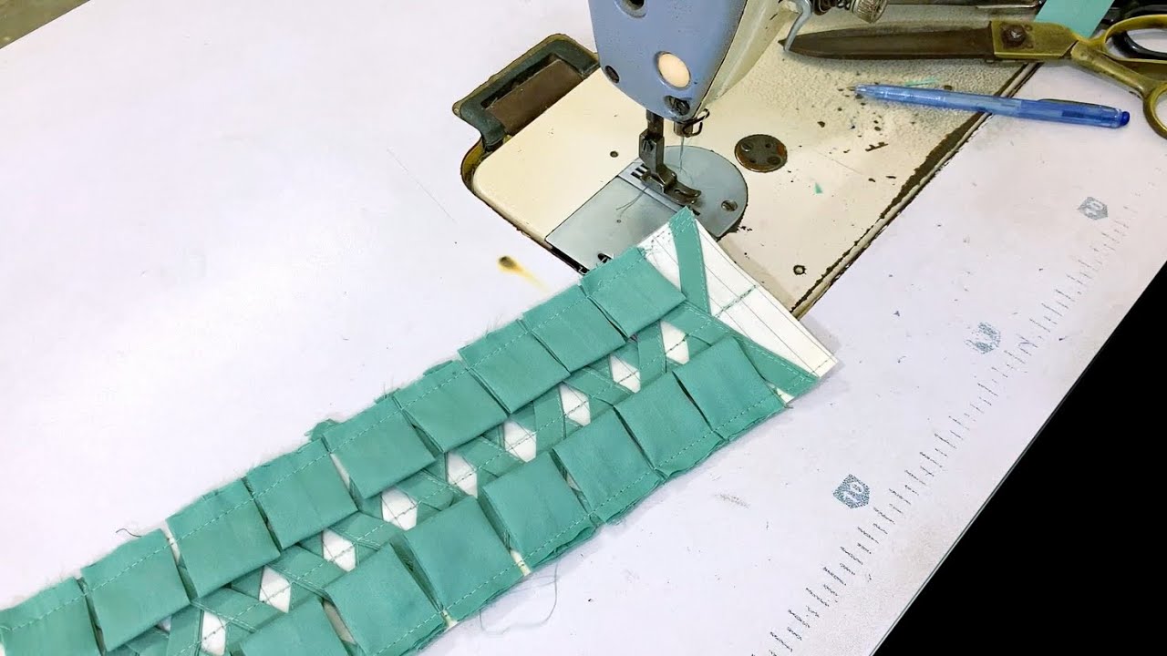 Beautiful Palazzo Design Stitching using Fabric patti- Best Trouser ...