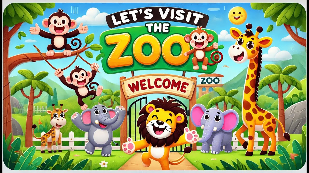 "A Fun Day at the Zoo! 🦁 Learning Animal Names for Kids" - Kids videos ...