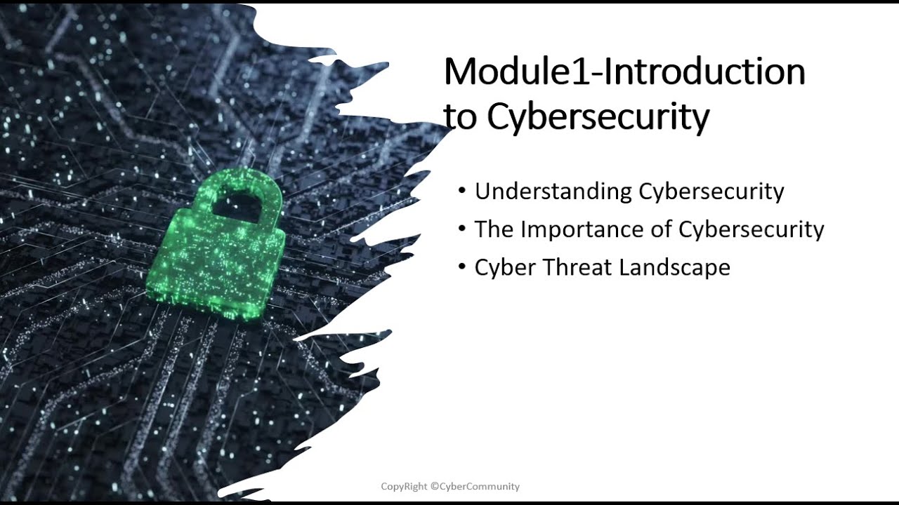 Cyber Security Beginners Course Understanding Cybersecurity