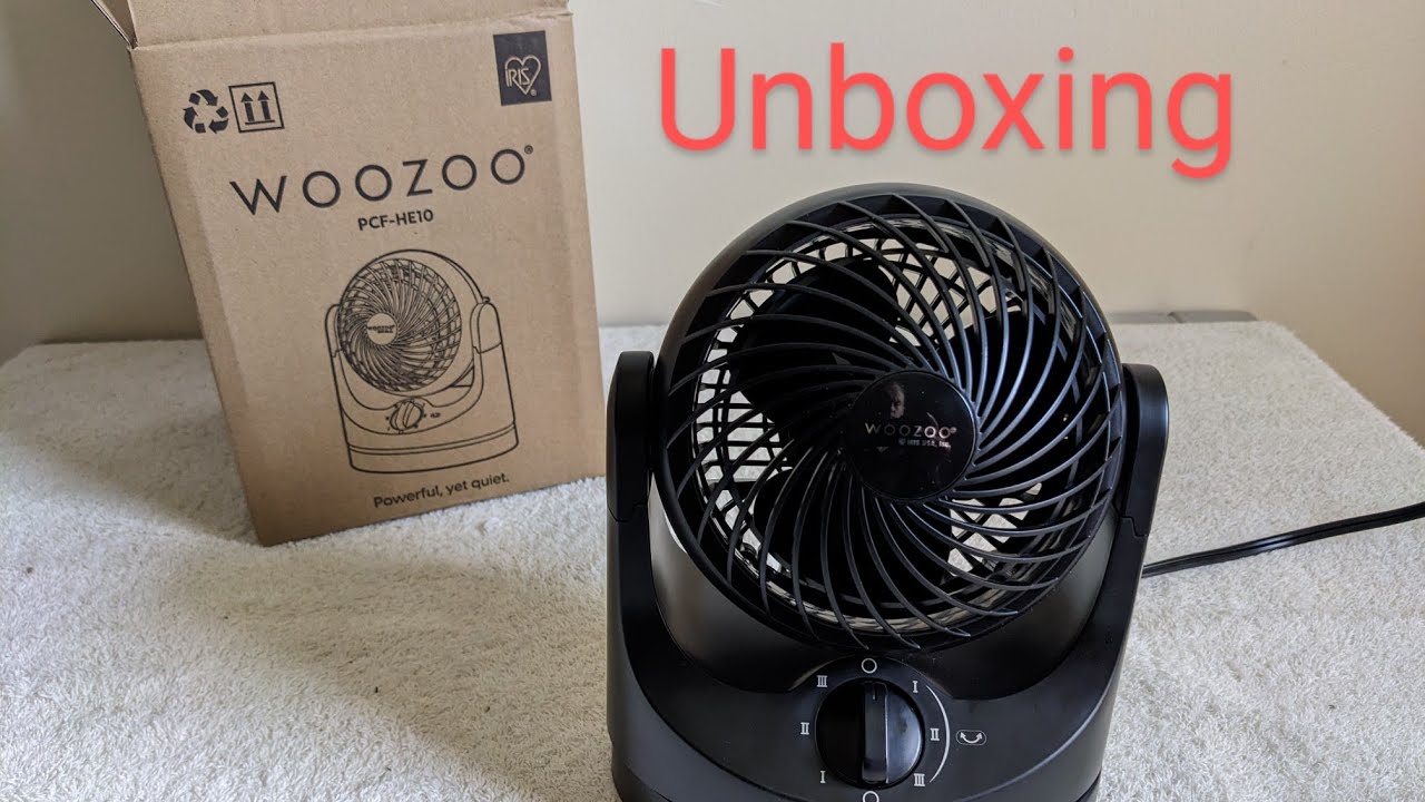 Woozoo small fan for desk unboxing, keep me cool! - YouTube