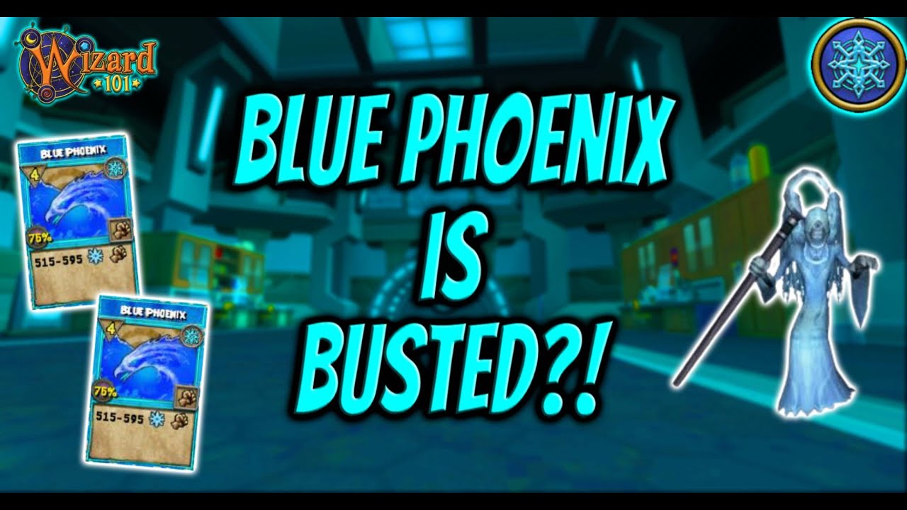 Wizard101: Max Ice PvP (150) Blue Phoenix is BUSTED?! - YouTube