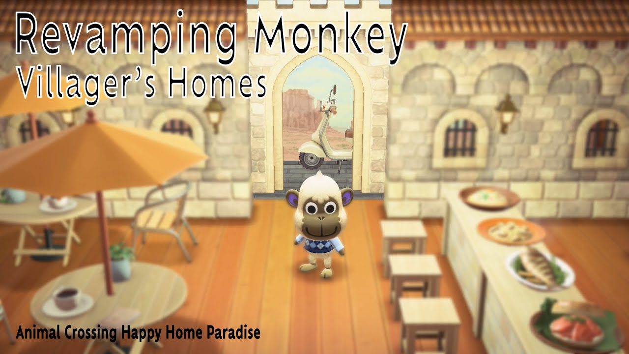 Revamping Monkey Villager's Homes - Animal Crossing: Happy Home ...