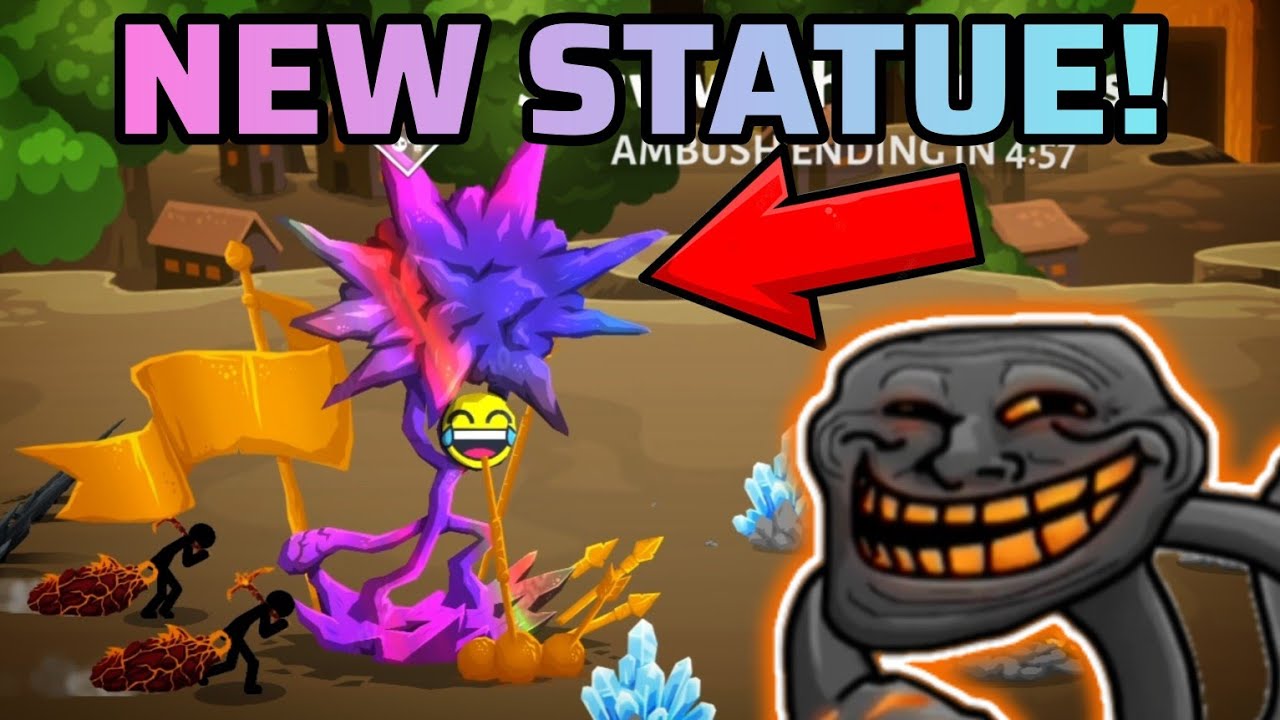 Stick War 3 - I Bought New Bomber Emote Statue! It Is Looking Funny 😂 ...