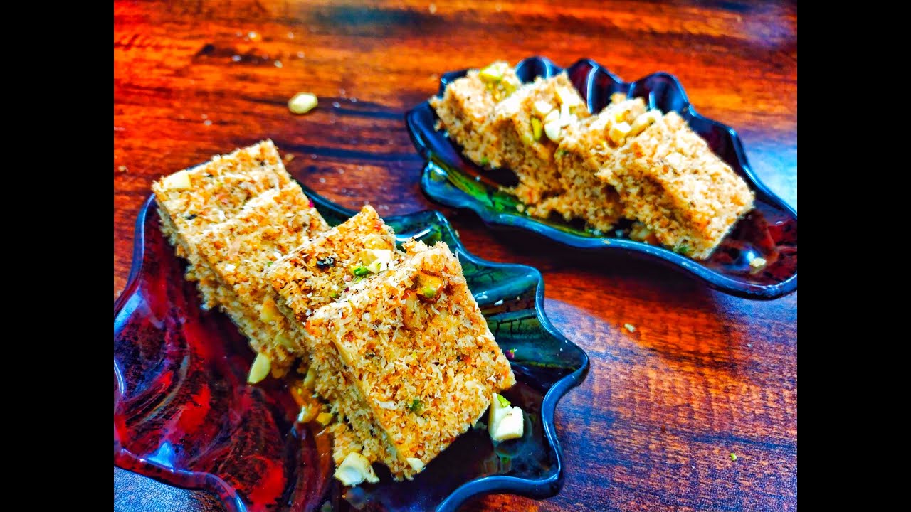 Naral Barfi || Naralvadi || Coconut Barfi || Easy Diwali Recipe || By ...