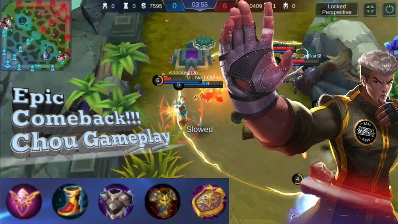 Chou Tank Build Epic Comeback | Mobile Legends - YouTube