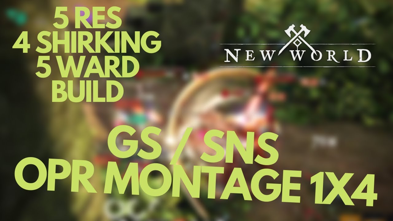 New World Greatsword / Sns 1vX Duels Opr Montage Full BiS Build & Build ...