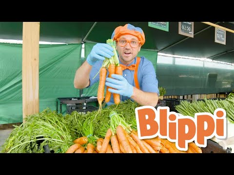 Blippi Learns Healthy Eating For Kids At Tanaka Farm | Educational Videos For Toddlers