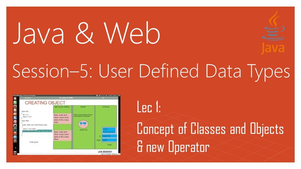 Concept Of Classes And Objects New Operator Java Youtube 2738