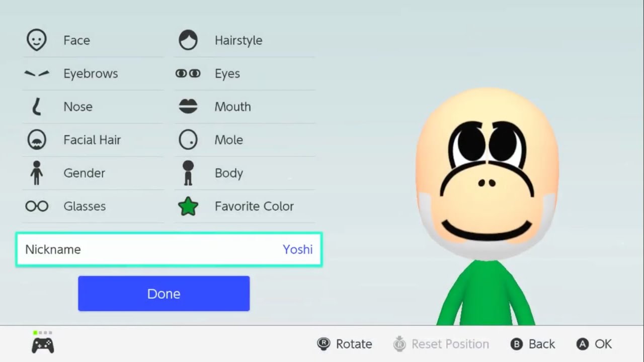 How to make a Yoshi mii - YouTube