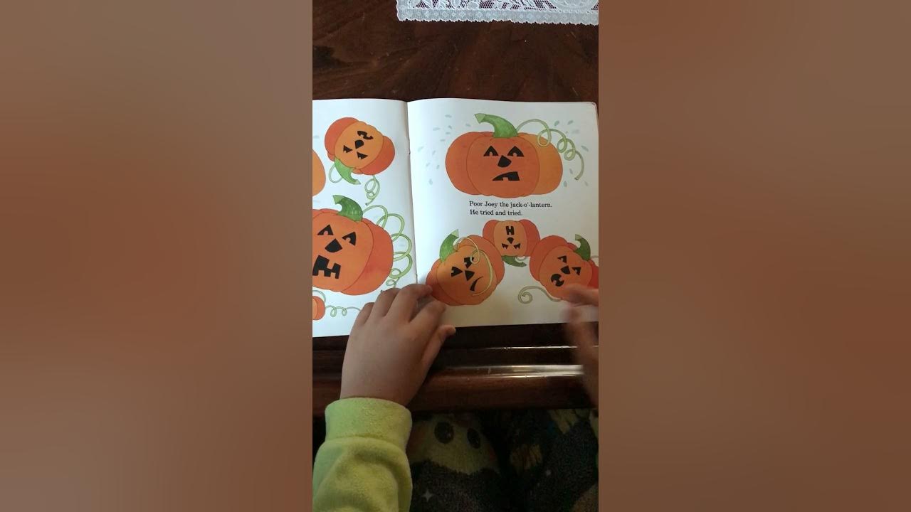 I read a book about. (Joey the Jack-O-Lantern) - YouTube
