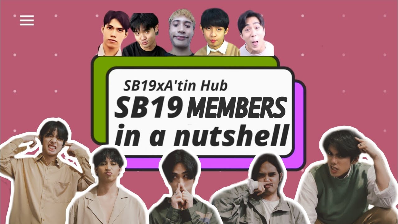 [ENG SUBS] SB19 MEMBERS IN A NUTSHELL: SB19 as memes for 11 minutes ...