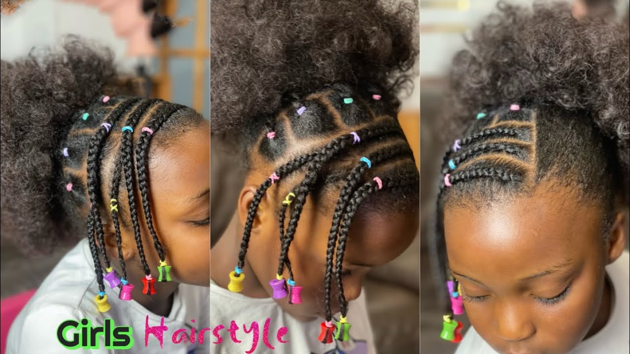 How to: Beautiful and Easy Braid kids hairstyle tutorial - YouTube